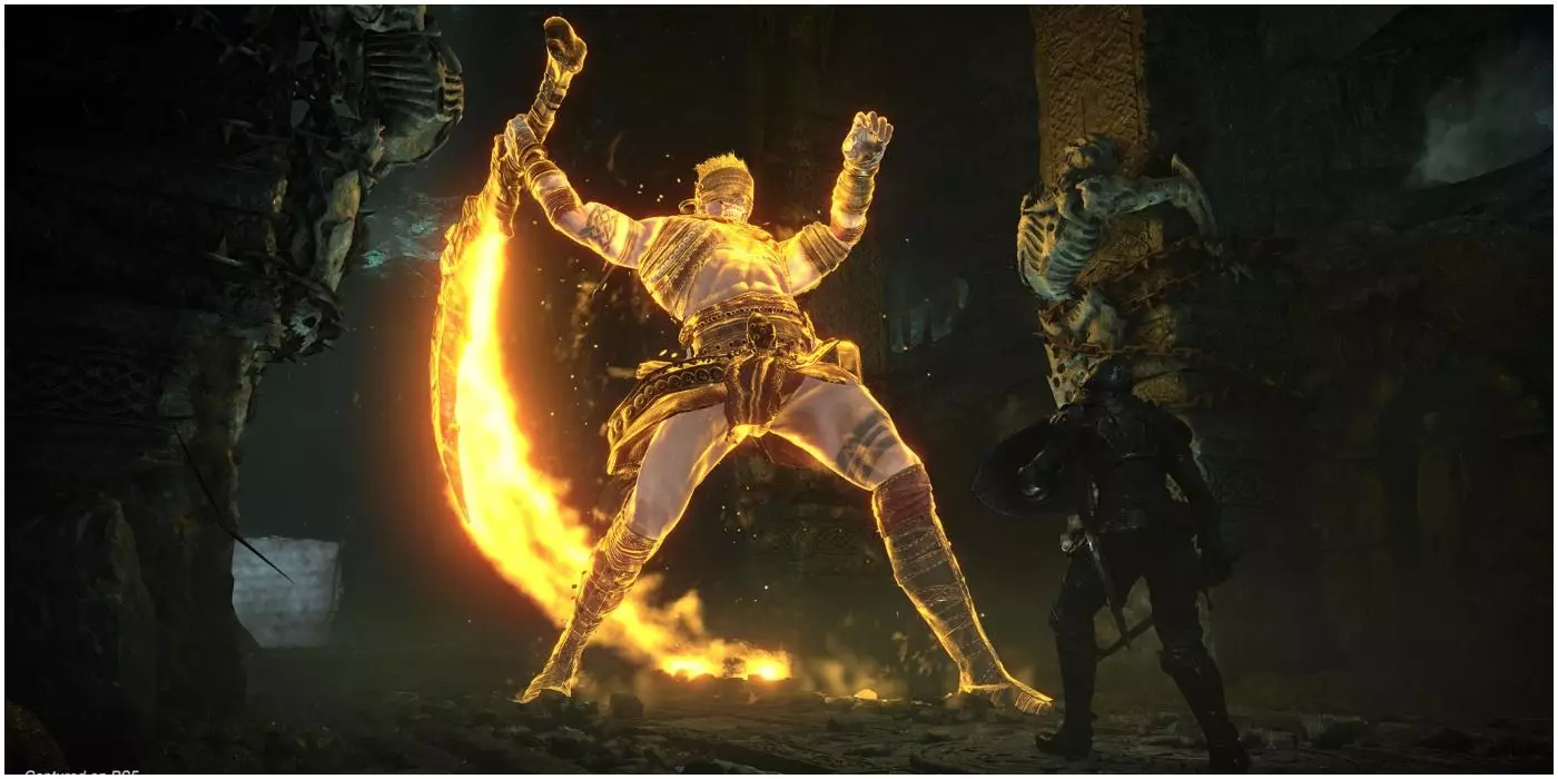 Boj proti šefu Demon's Souls Old Hero