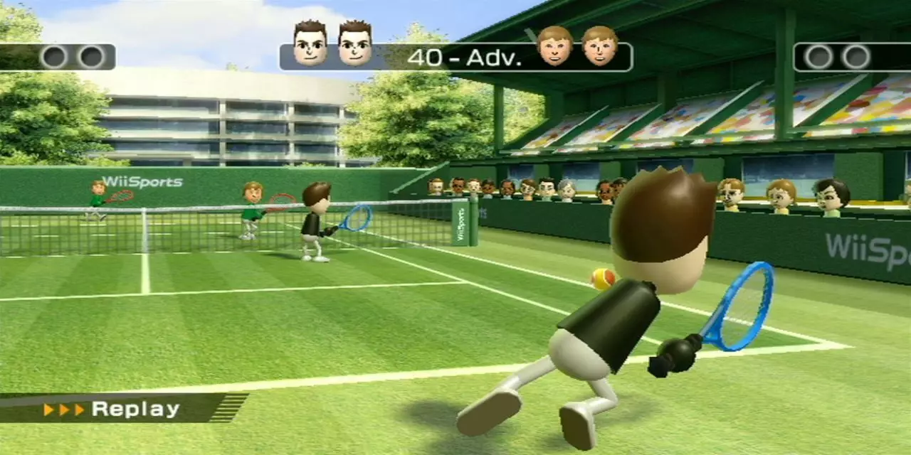 Wii Sports дахь теннисний тэмцээн