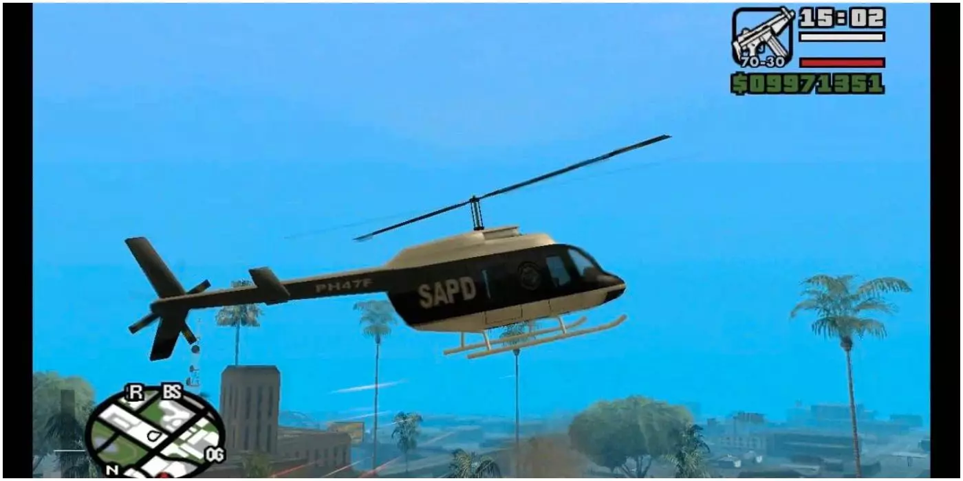 gta san andrease politseihelikopter