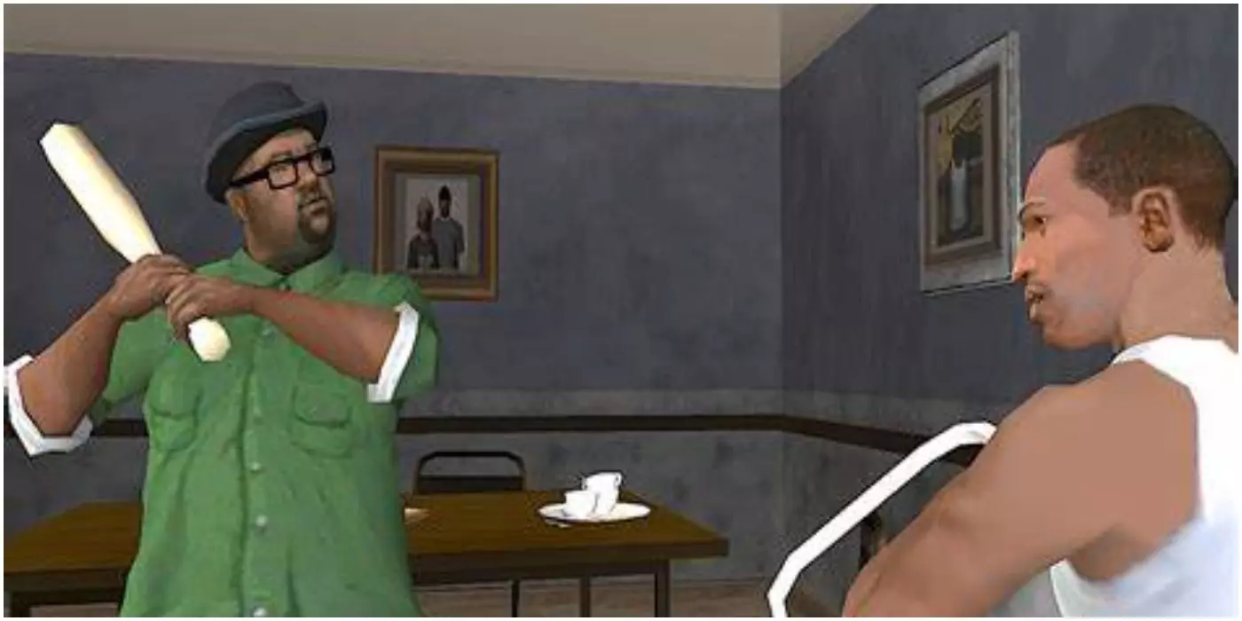 gta san Andreas ควันขนาดใหญ่และ cj