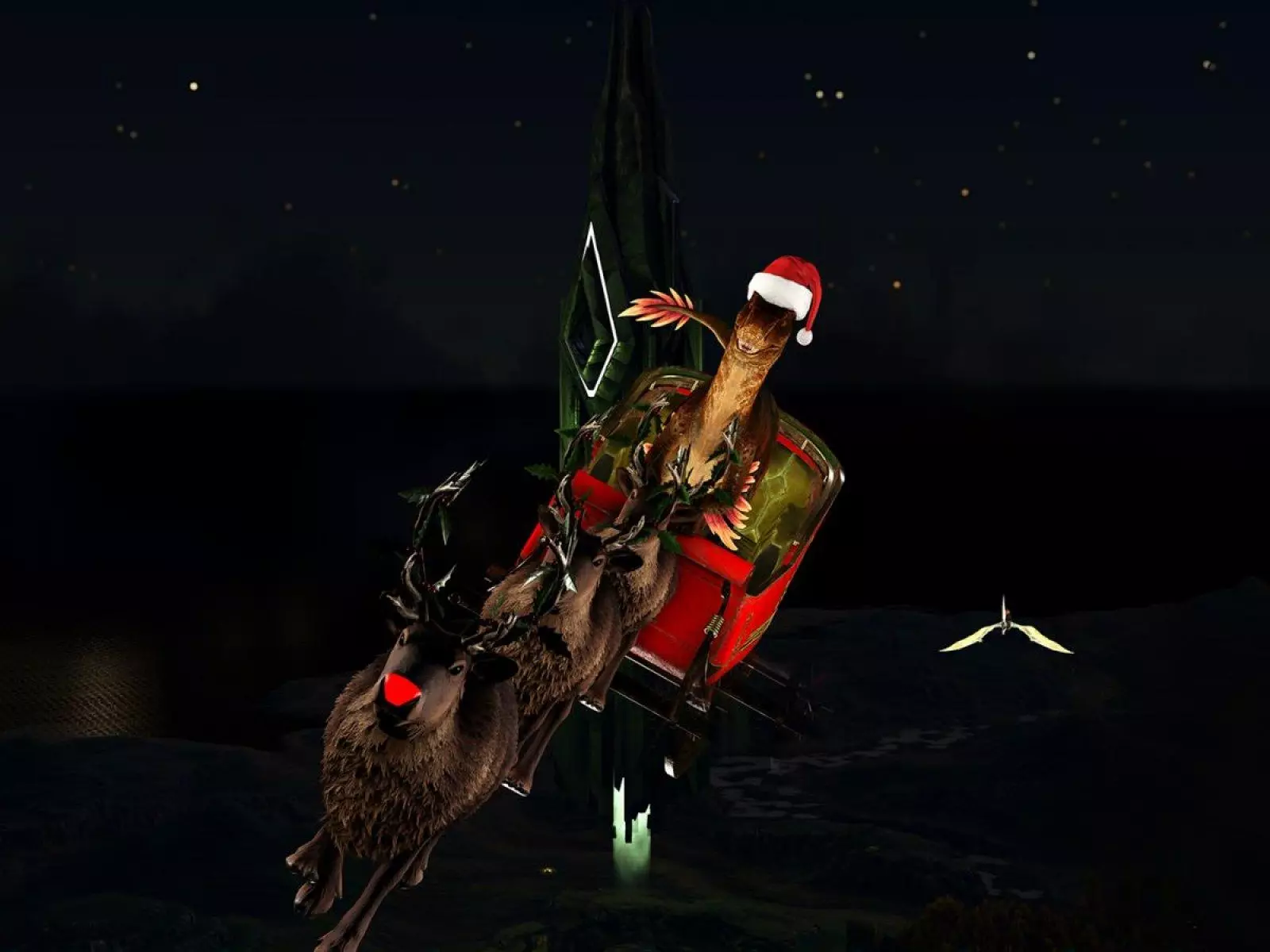 Raptor Claus ho tloha ka arekeng mariha Wonderland 4