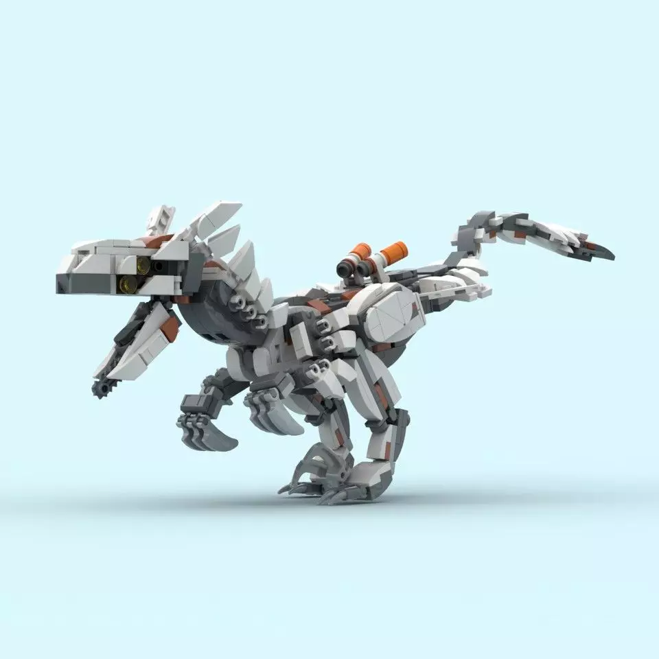 horizon yabujijwe iburengerazuba clawstrider lego abahanzi ibihangano