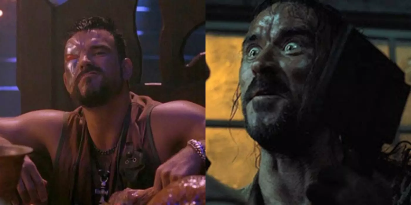 Trevor Goddard as Kano vs Trevor Goddard in Pirates of the Caribbean