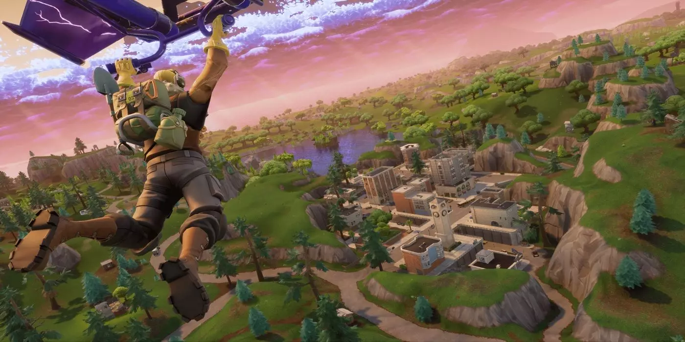 Fortnite oyunçusu yerə yıxıldıqdan sonra sürüşür