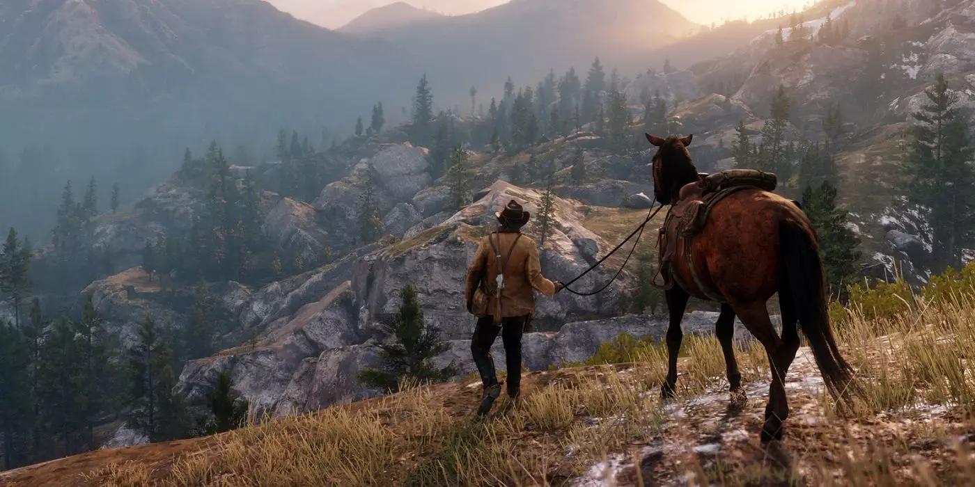 tampok na landscape ng Red Dead Redemption 2