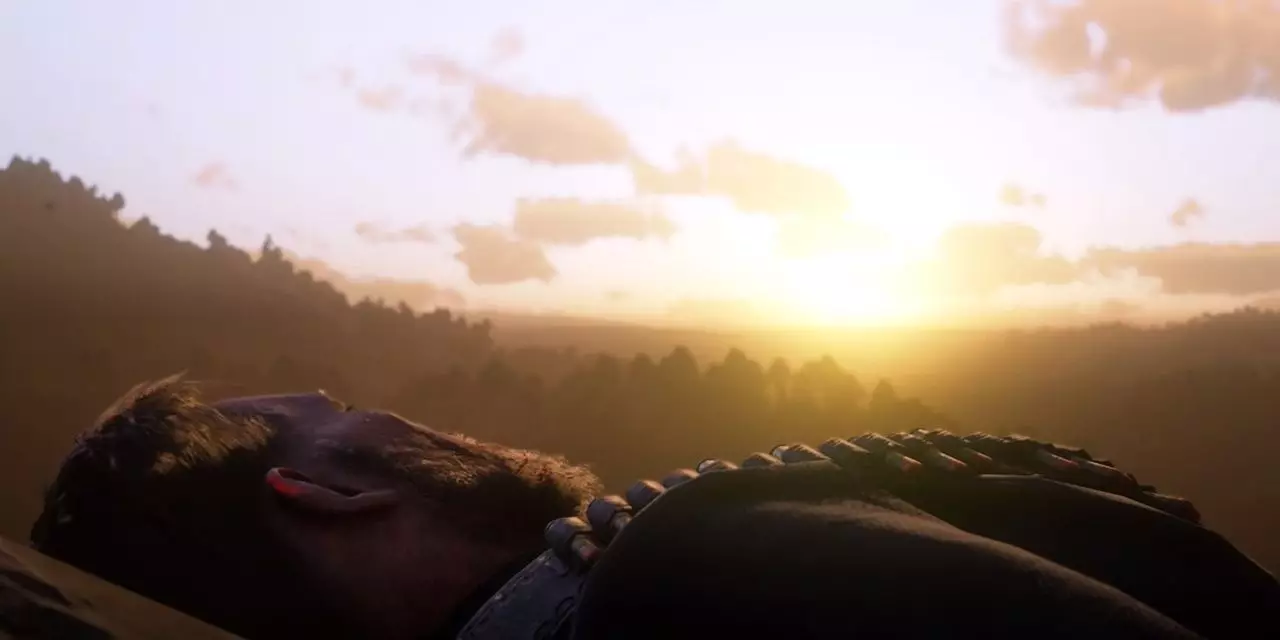 Nakikita ni Arthur ang paglubog ng araw bago siya namatay sa Red Dead Redemption 2