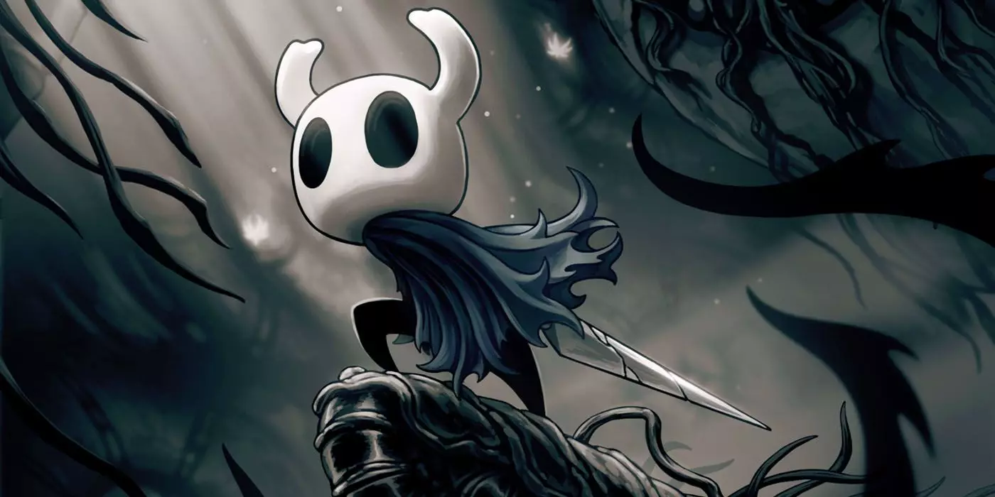 raig de llum de la imatge promocional de Hollow Knight