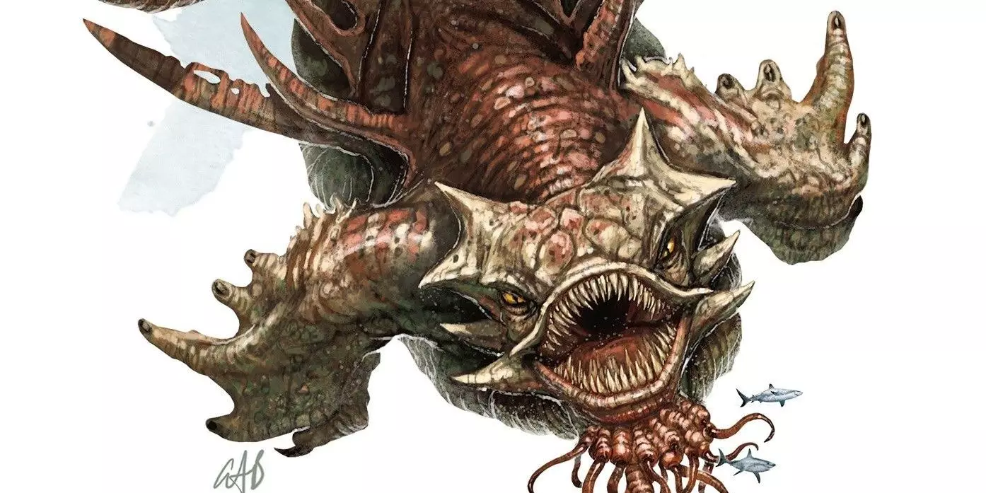 Kraken D&D 5e Monster нұсқаулығының рұқсатымен