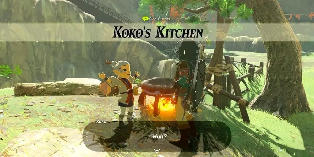 Спасылка на пачатак гульні Koko's Kitchen in Breath of the Wild