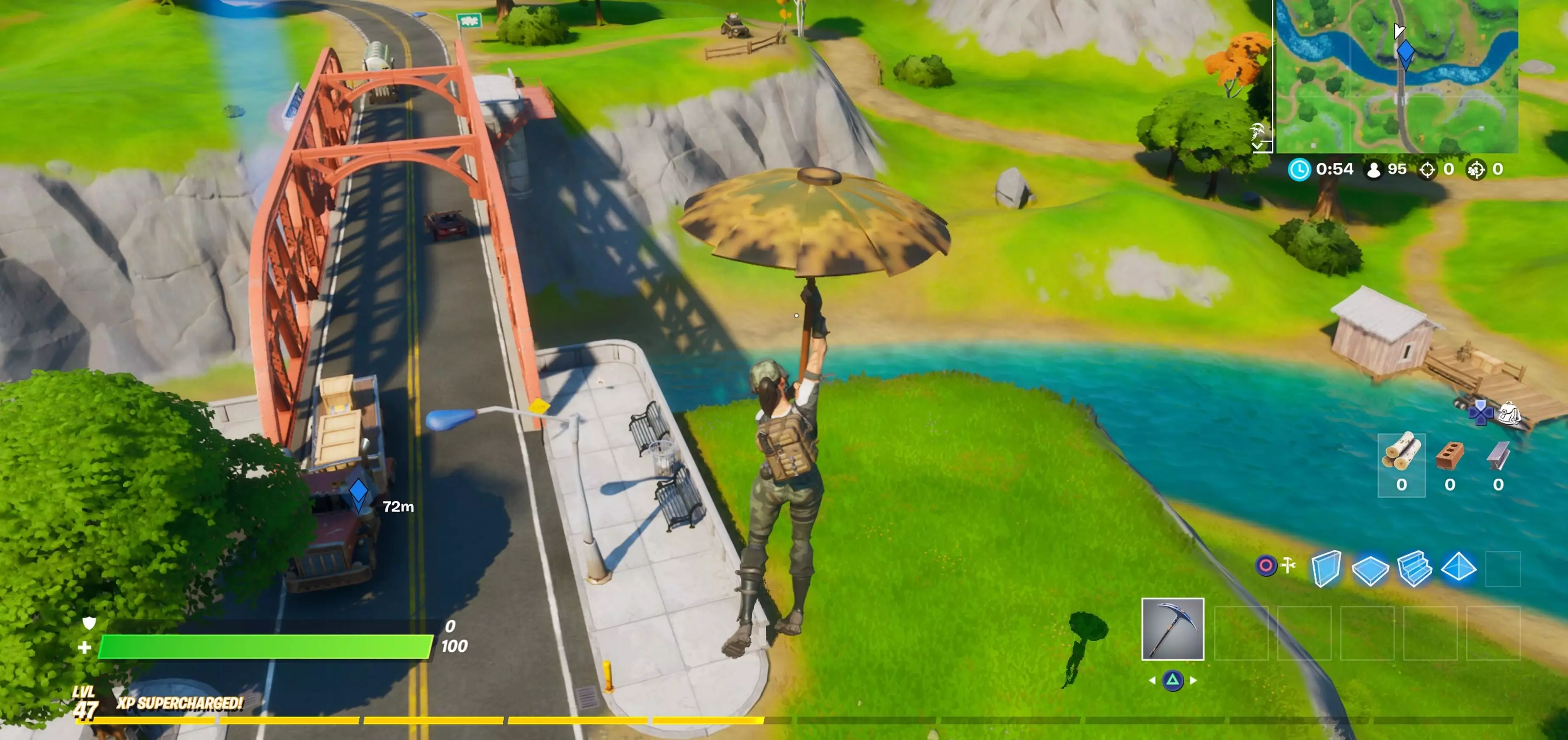 Fortnite Hol található a Red Bridge