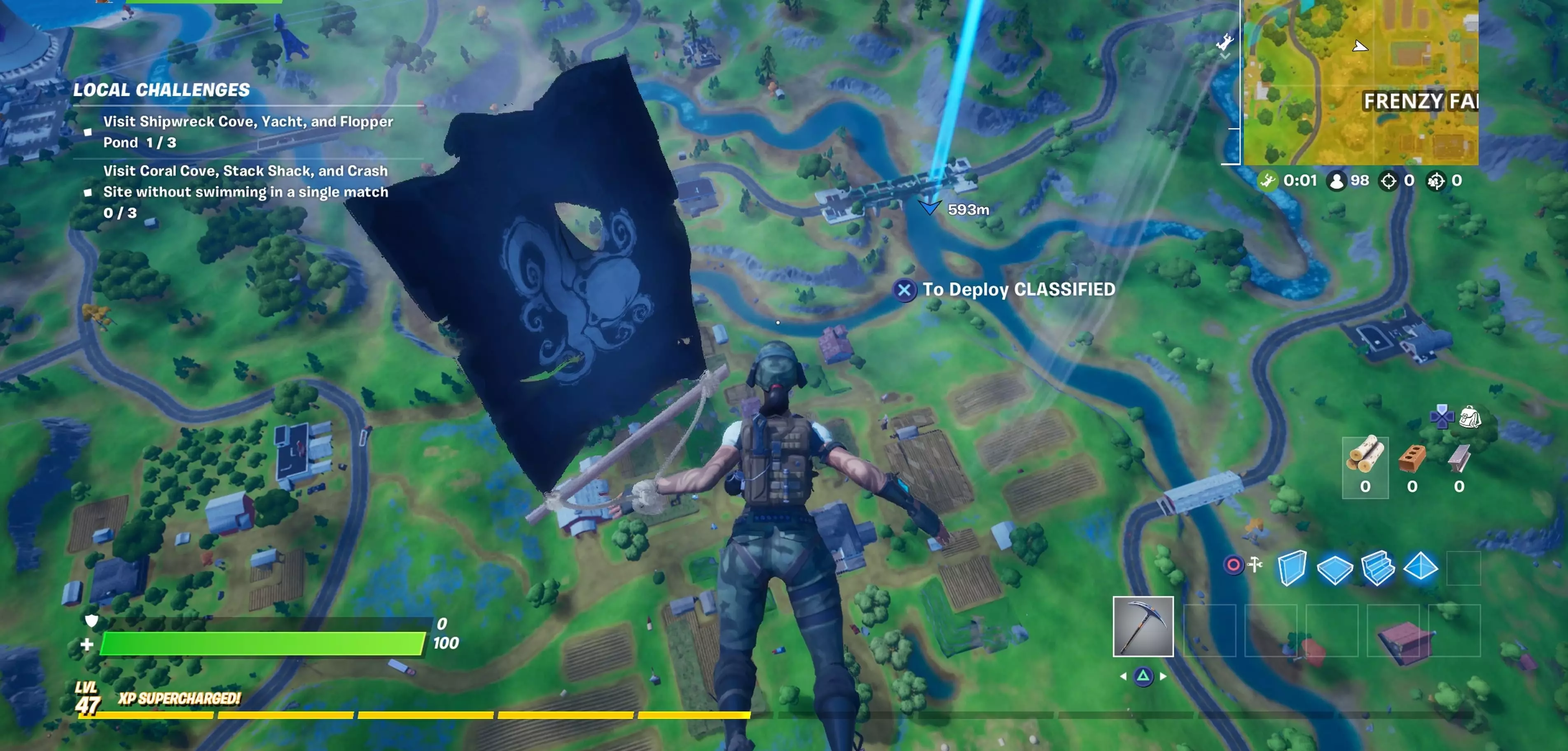 Fortnite Որտեղ գտնել Կանաչ կամուրջը