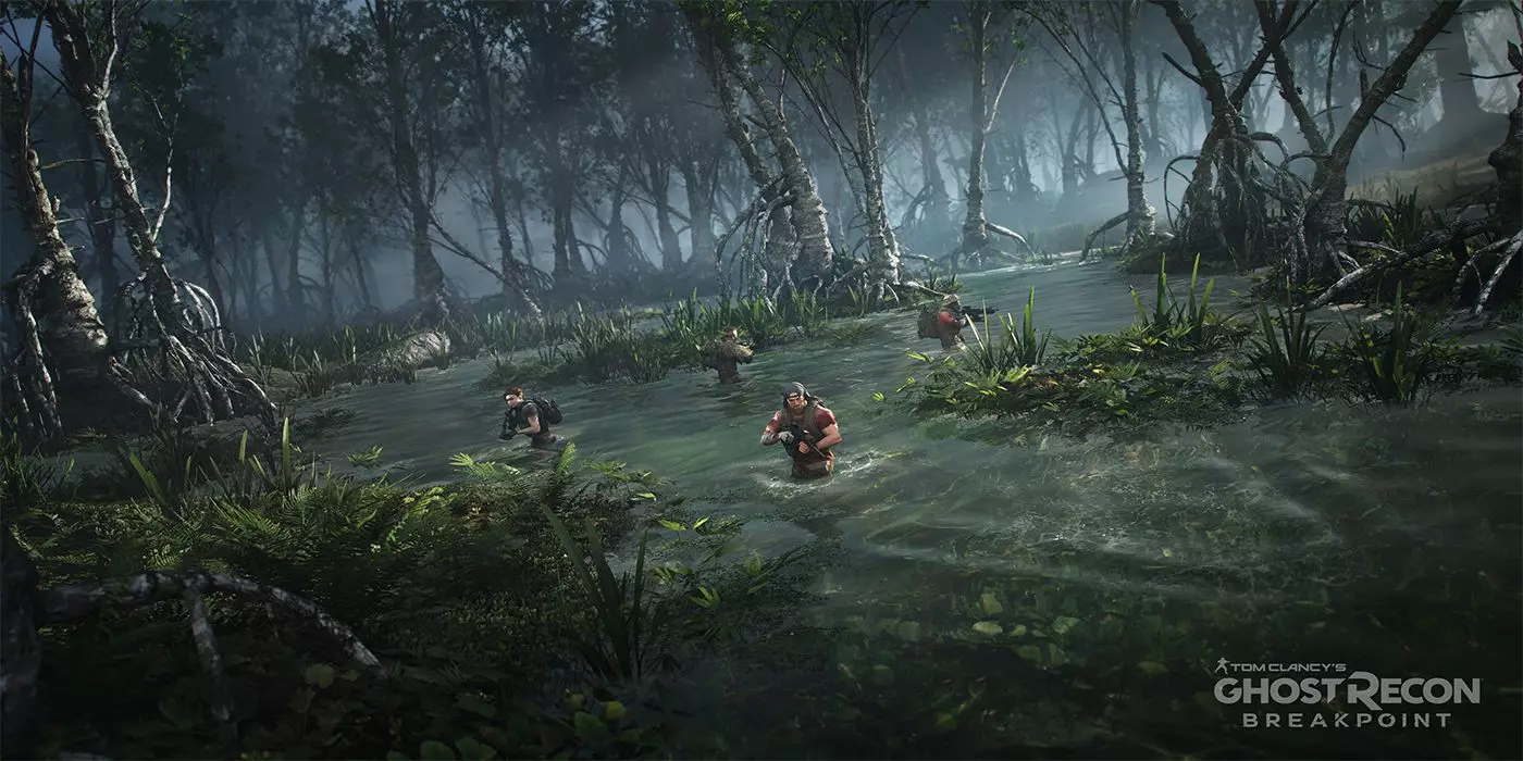 ghost recon breakpoint swamp captură de ecran