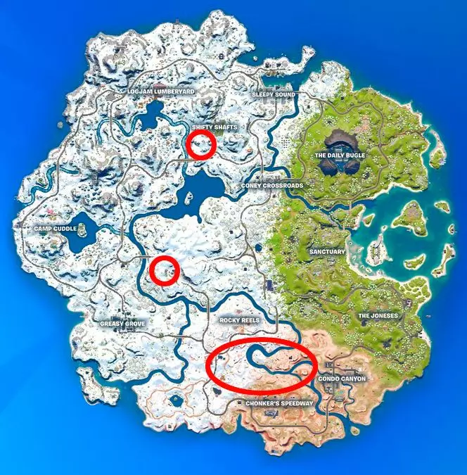 fortnite winterfest 2021 ქათმის ადგილმდებარეობა