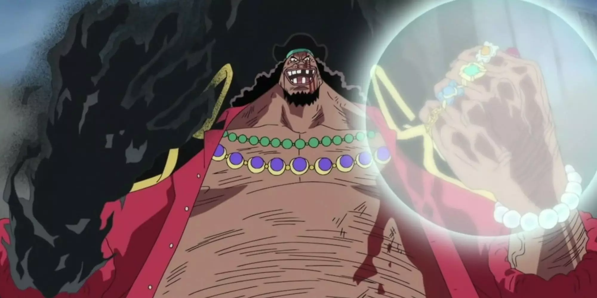 One Piece - Blackbeard weist béid Devil Fruit Powers nodeems se et vu Whitebeard geklaut hunn