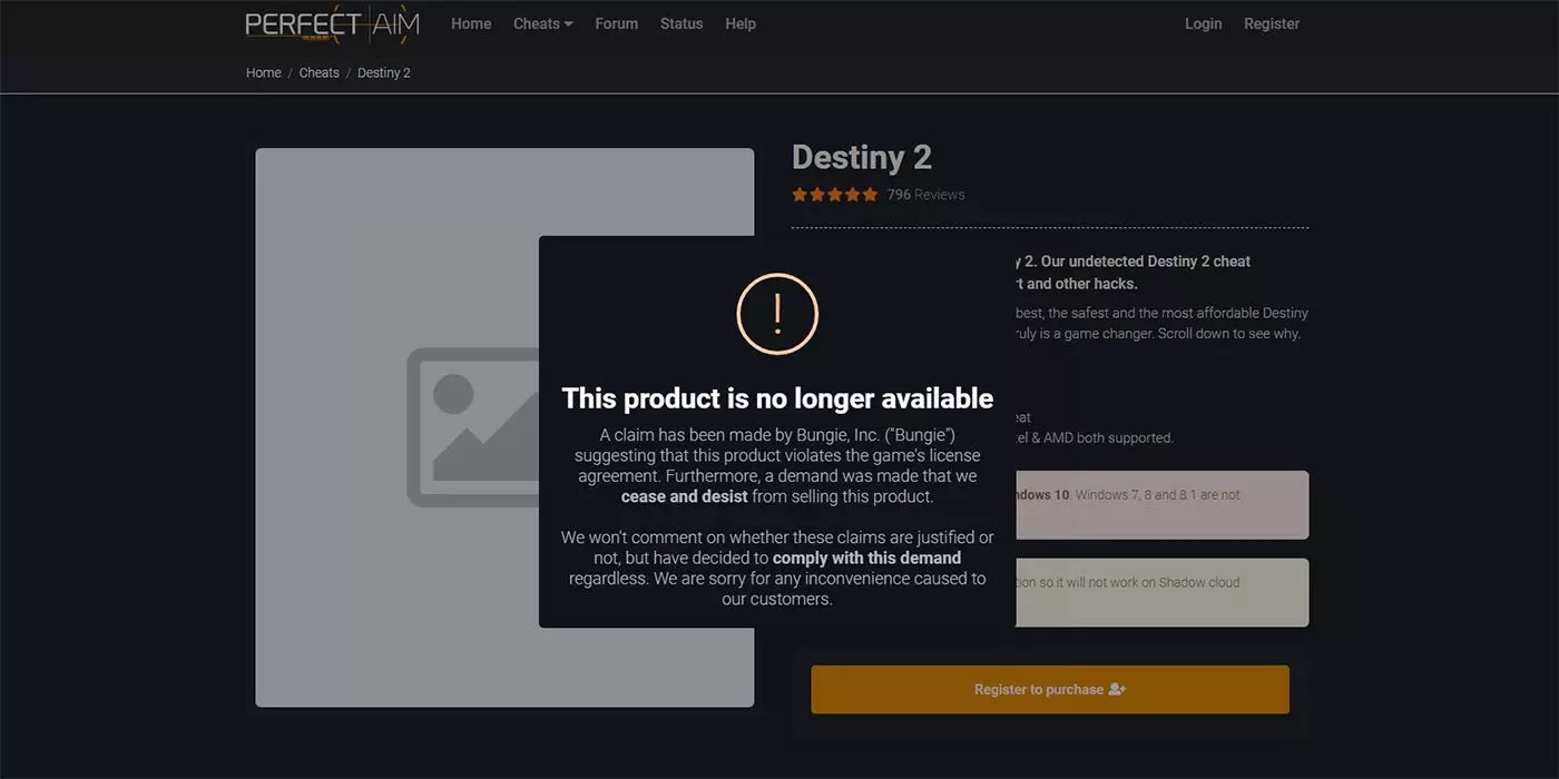 destiny 2 perfectaim cheat software e tlositsoe