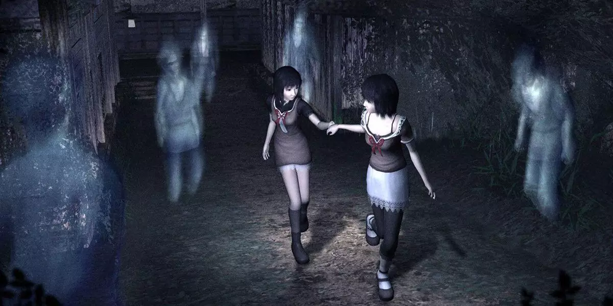 Beldurrezko Fatal Frame 2 Crimson Butterfly Twins Ghosts