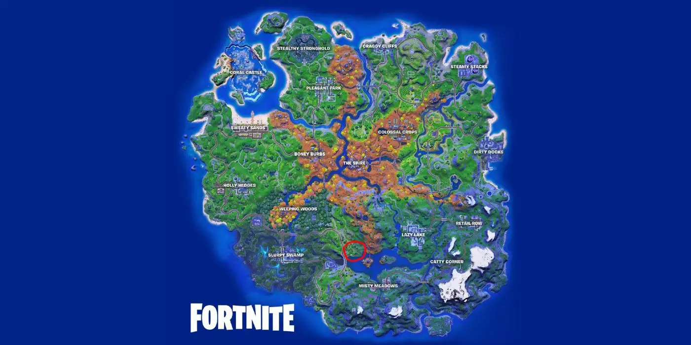 fortnite guía de búsqueda del mapa del helicóptero derribado