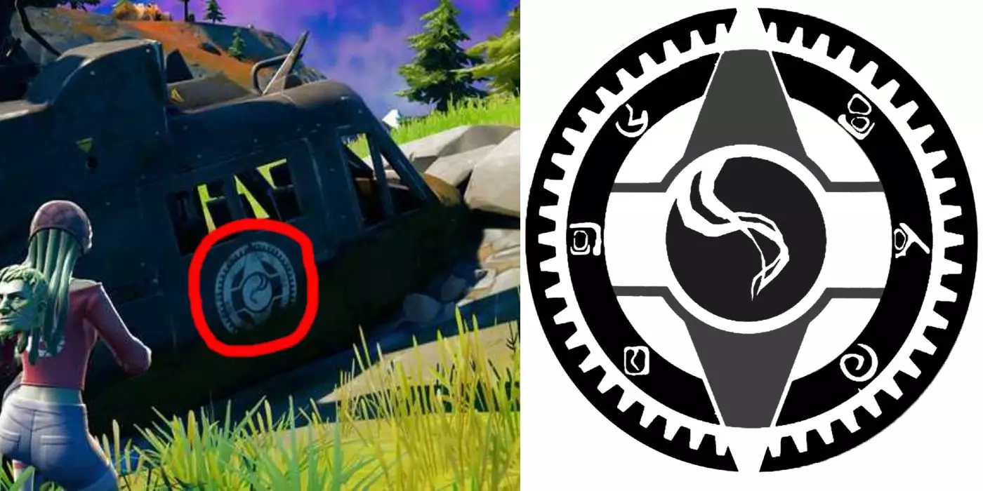 fortnite investiga la guía de búsqueda del helicóptero negro derribado