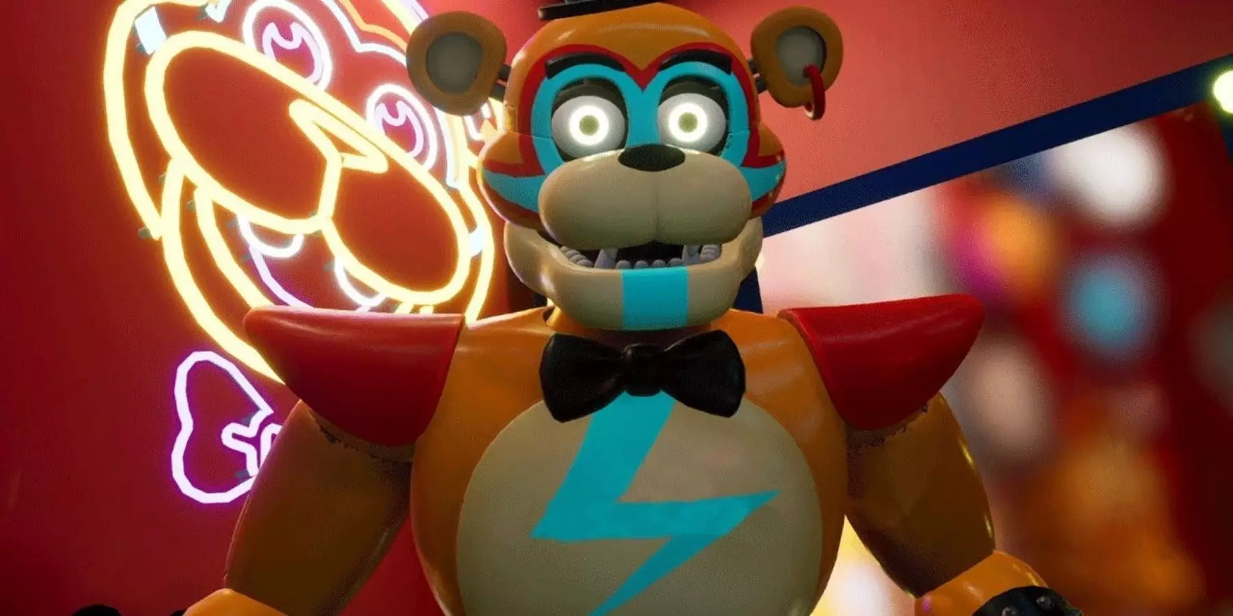 Fünf Nächte in Freddys Sicherheitslücke Glamrock Freddy