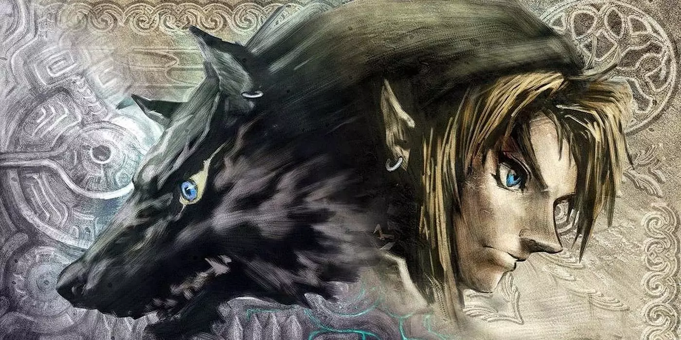 Twilight Princess Link ir Wolf Link