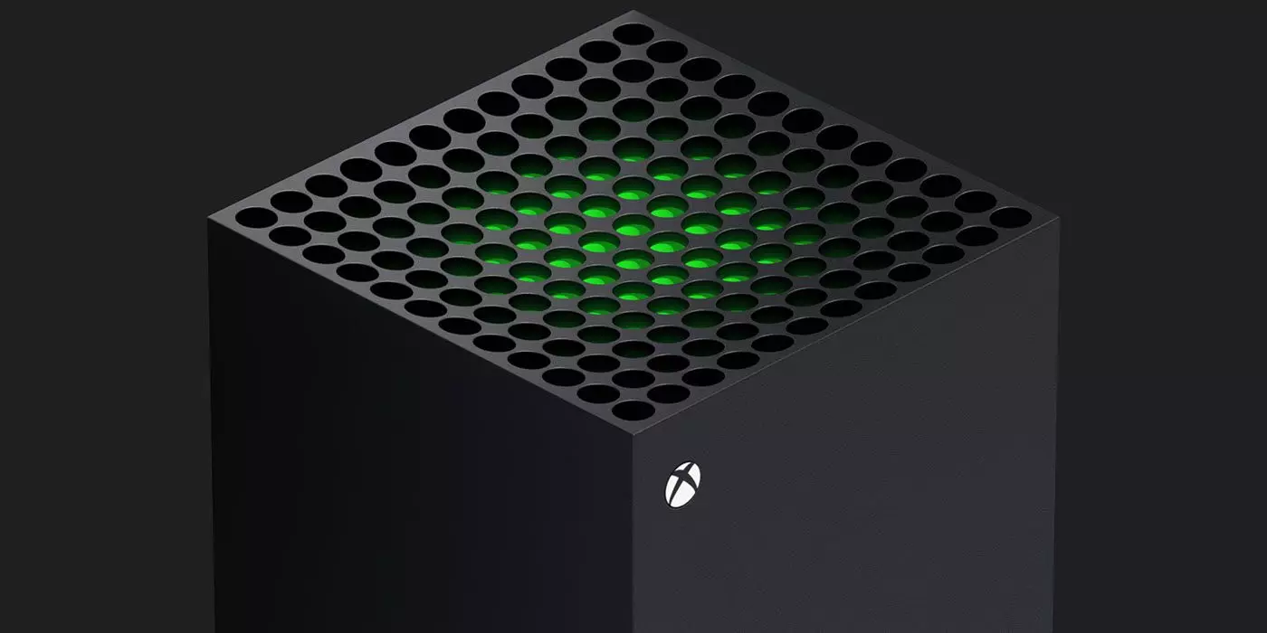 Xbox serje x console crop