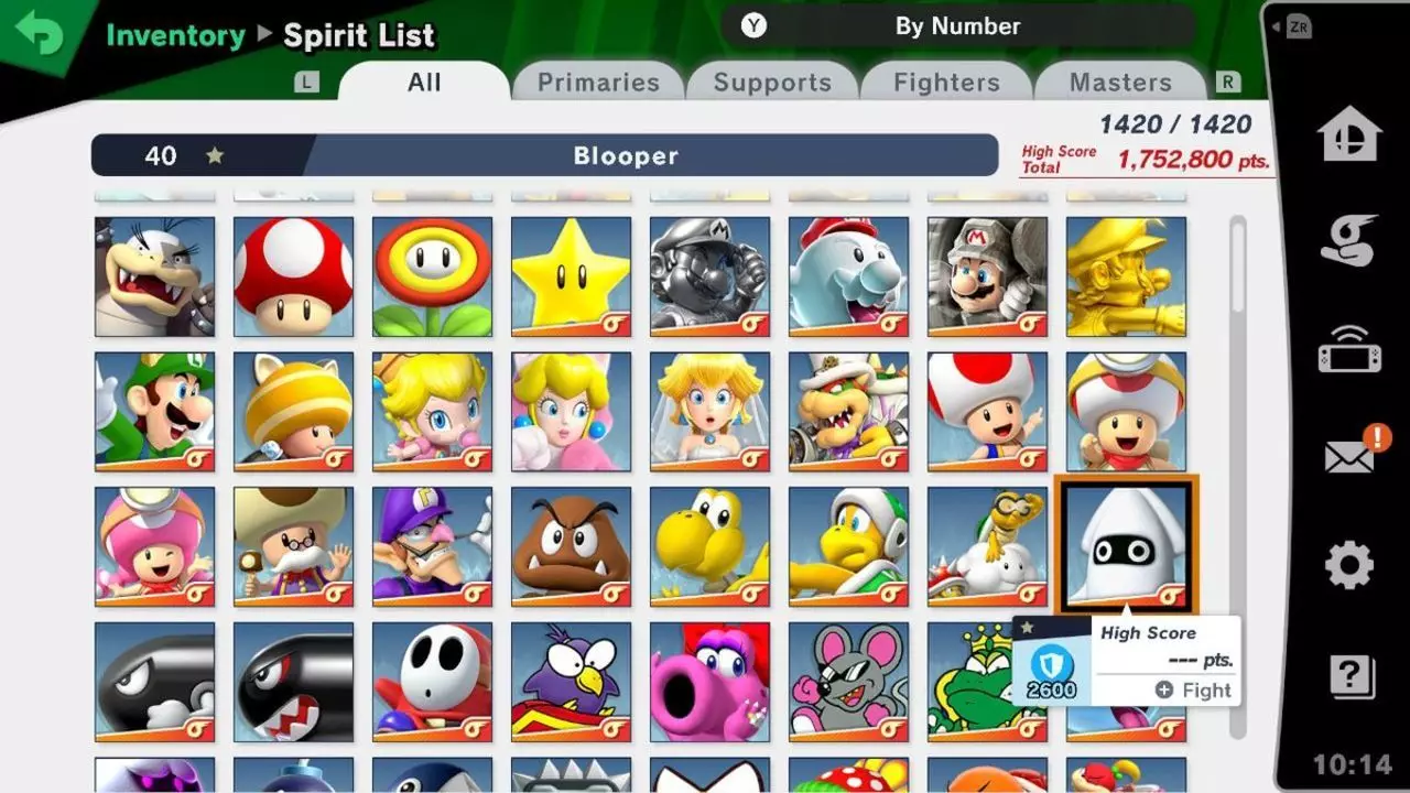 Smash Bros. Ultimate List List