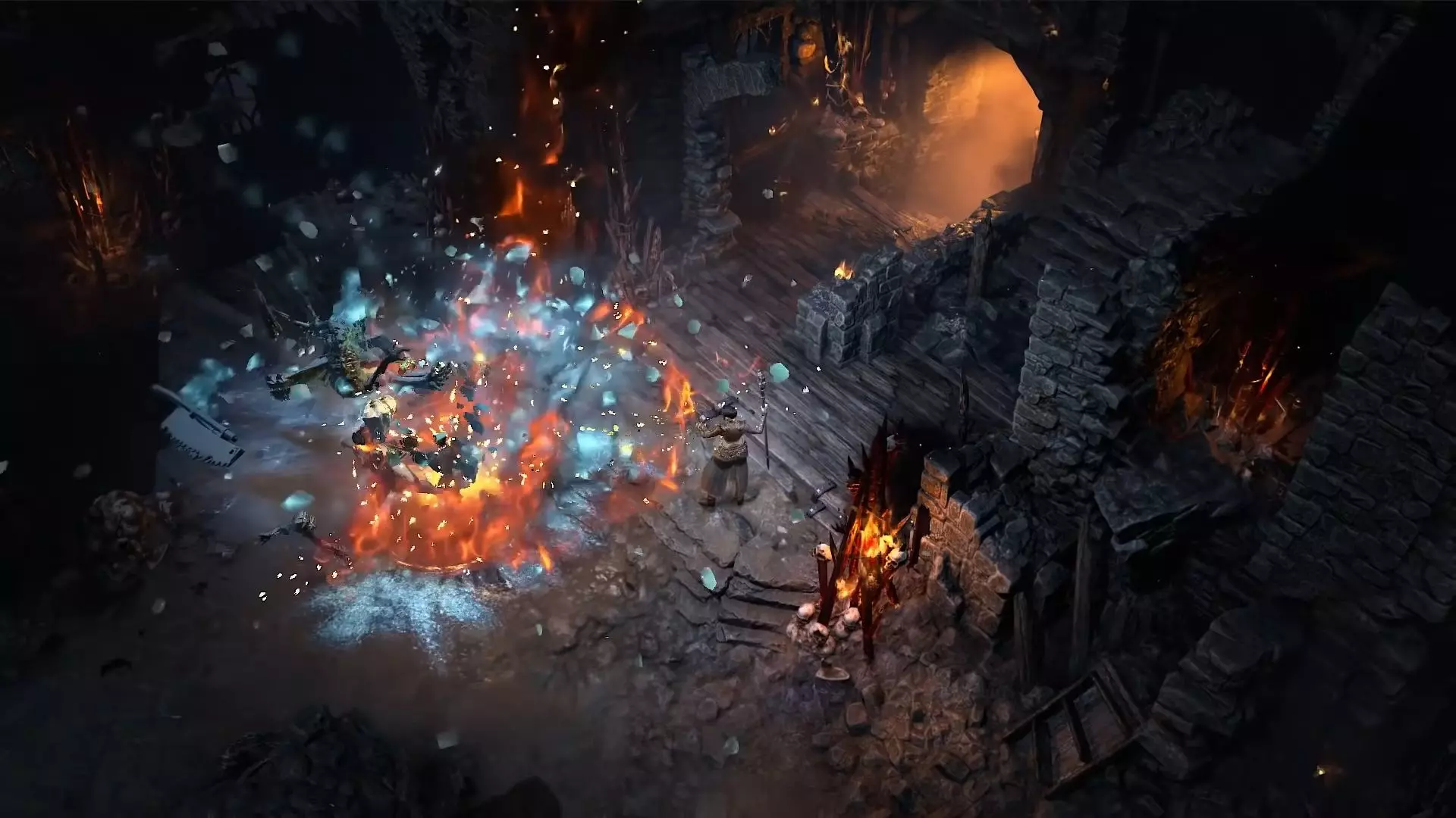 Diablo 4 játékmenet előzetes varázslónő meteor