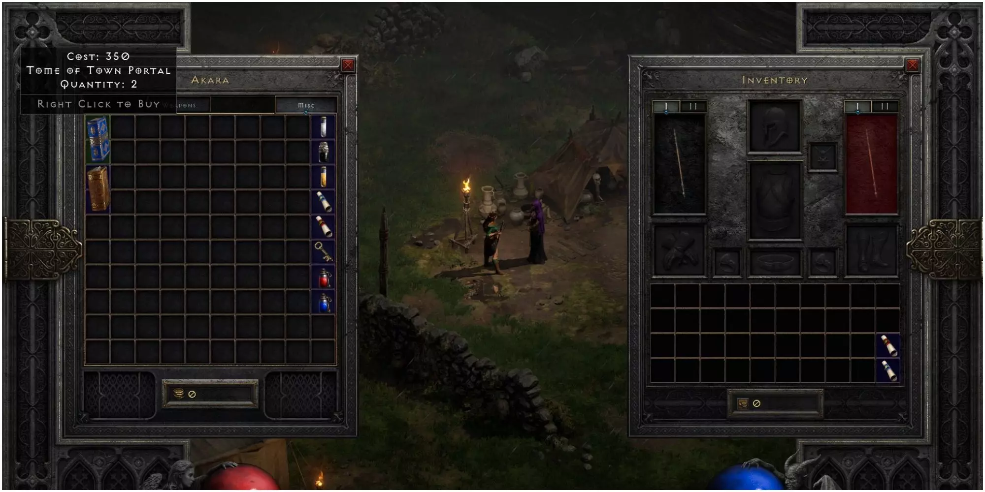 Diablo 2 Akamutswa Kutenga Tome Yedhorobha Portal Kubva Akara