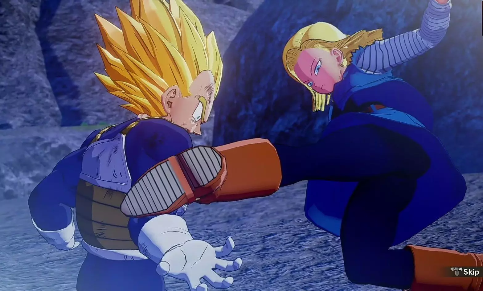 android 18 vegeta əjdaha topu ilə mübarizə