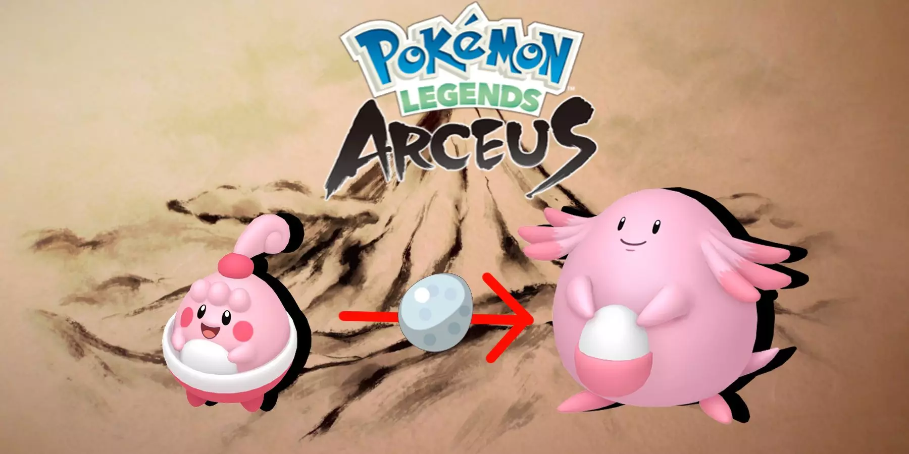 Pokemon Legends: Arceus - Hoe Happiny te evolueren naar Chansey