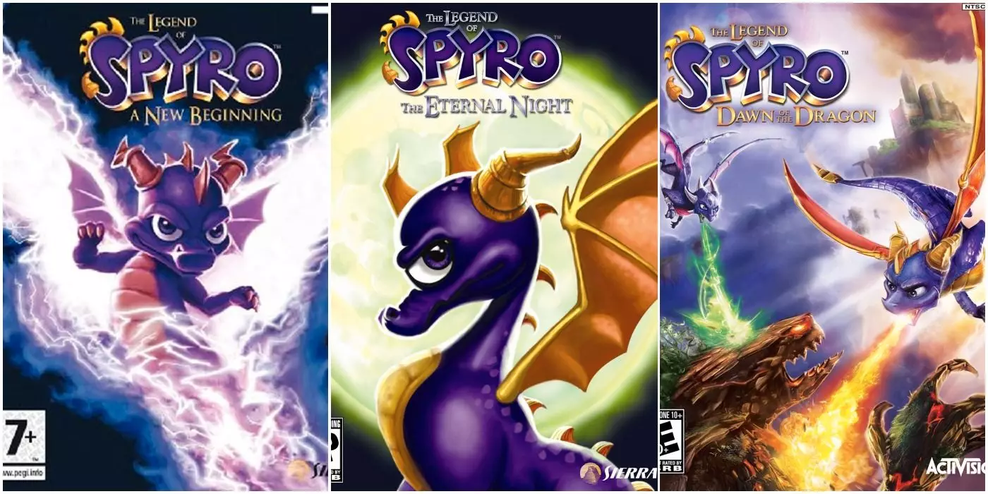 La leggenda di Spyro: Un nuovo inizio, La notte eterna e L'alba del drago