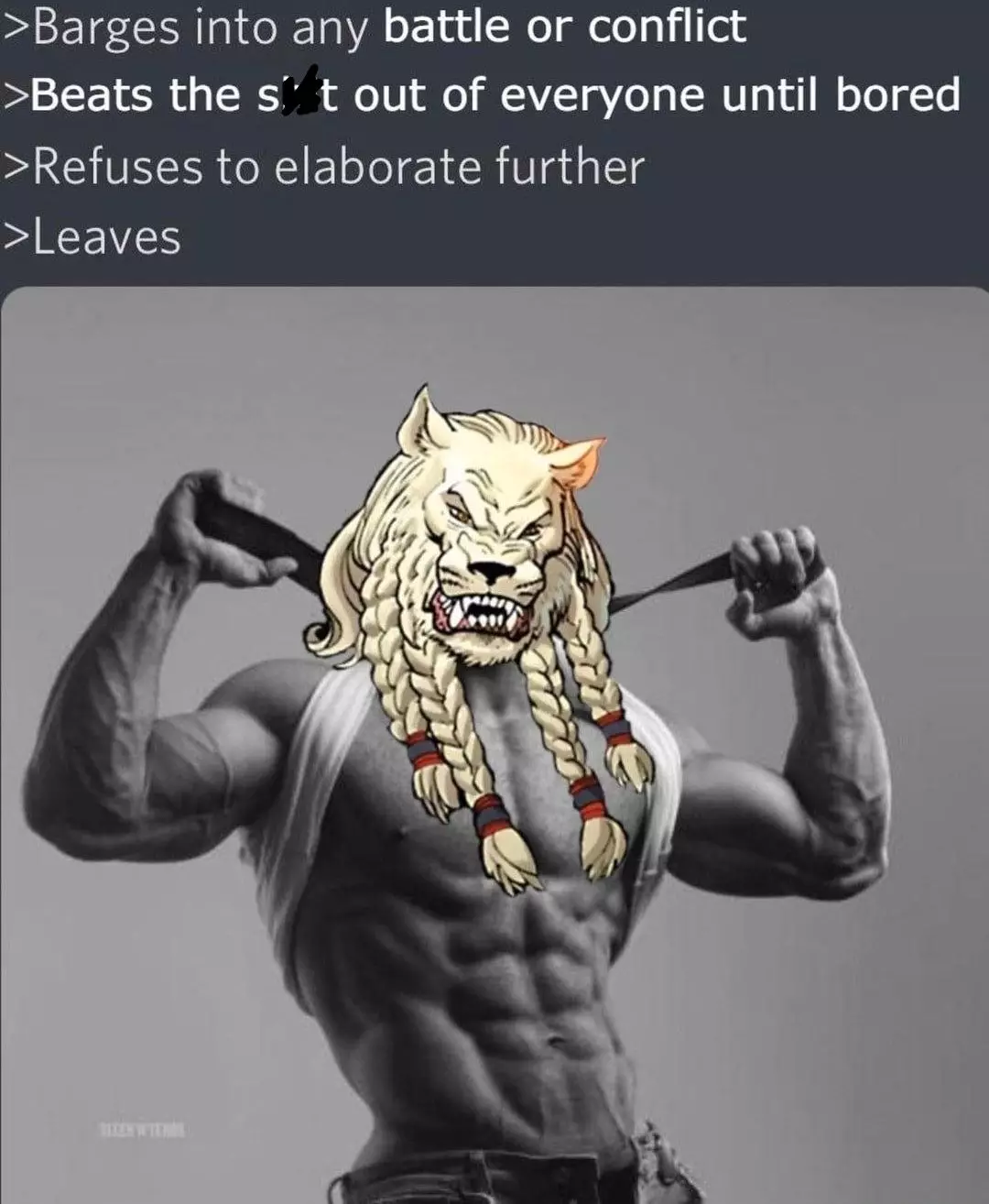 invincible tiger superhero meme