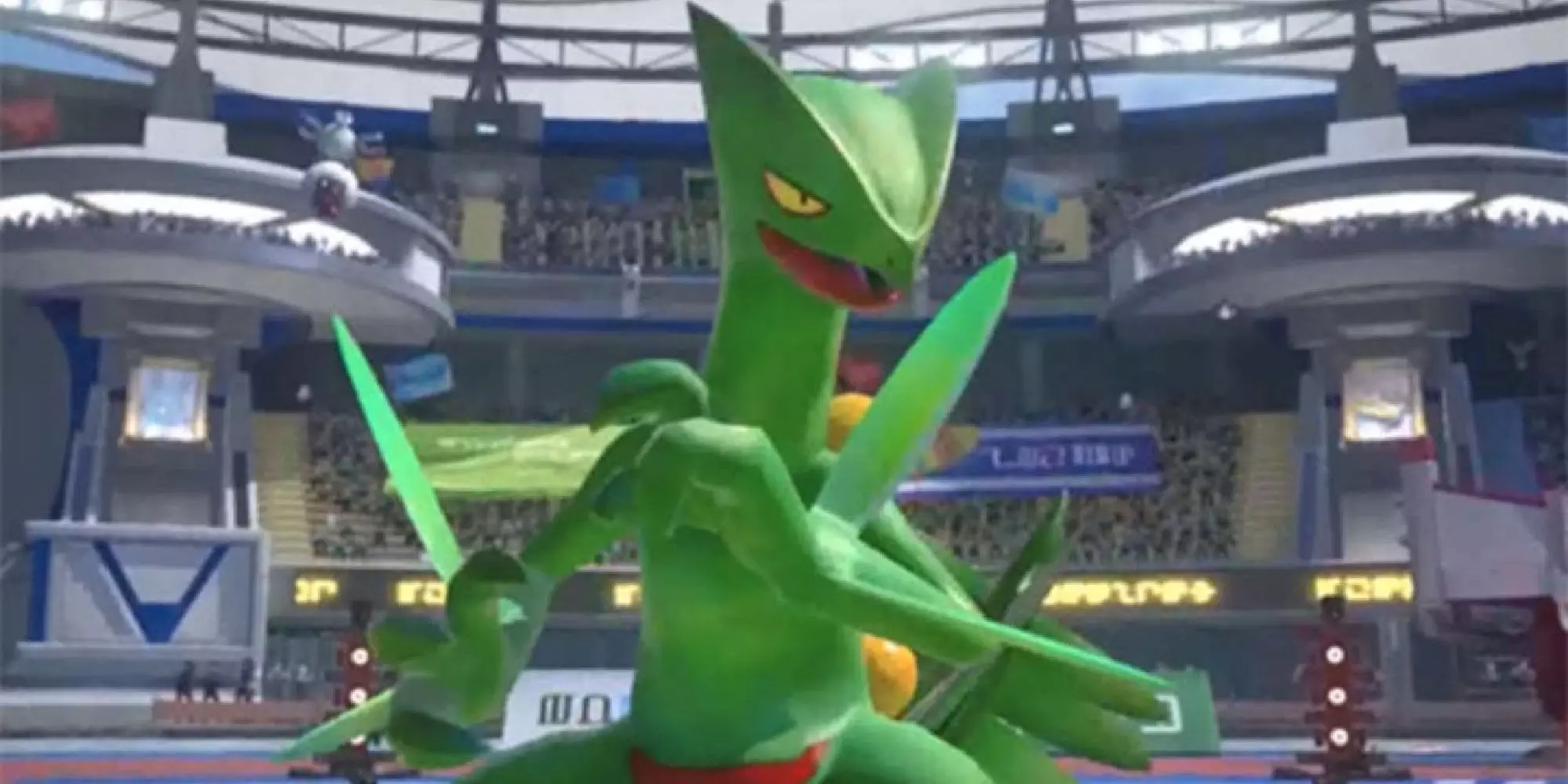 Sceptile dị ka onye agha nwere ike ịkpọ na asọmpi Pokken