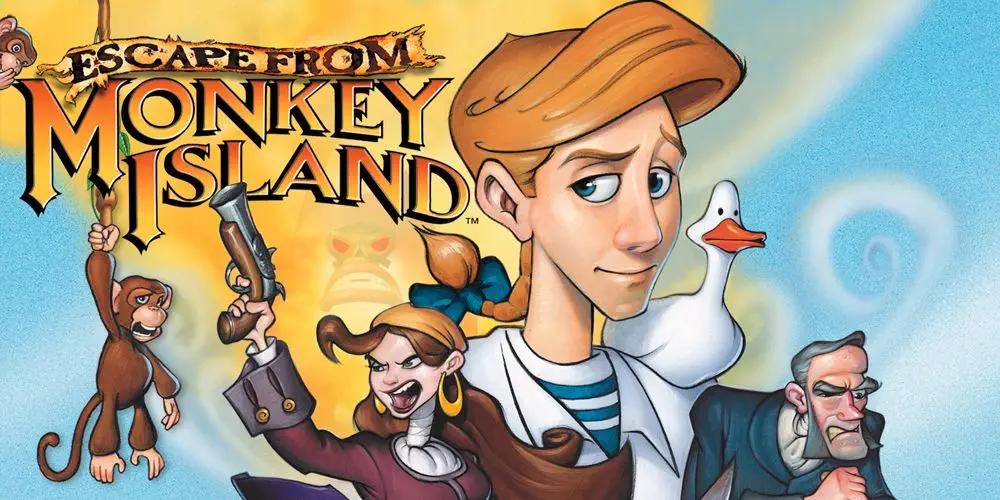 La portada de Escape from Monkey Island