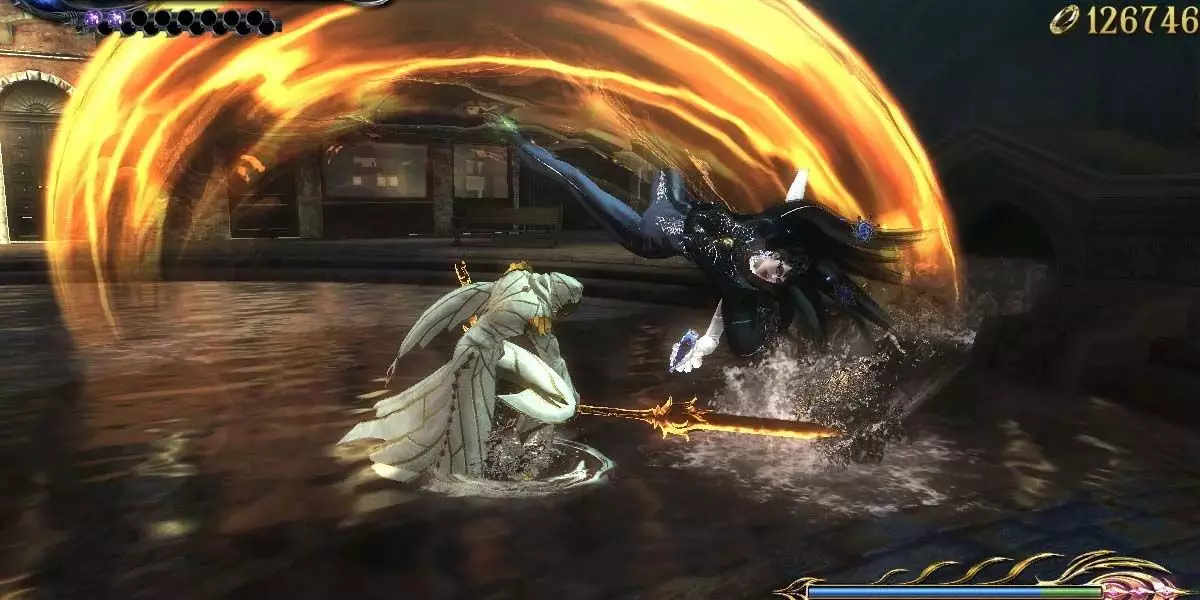 bayonetta 2 tiempo de combate de brujas