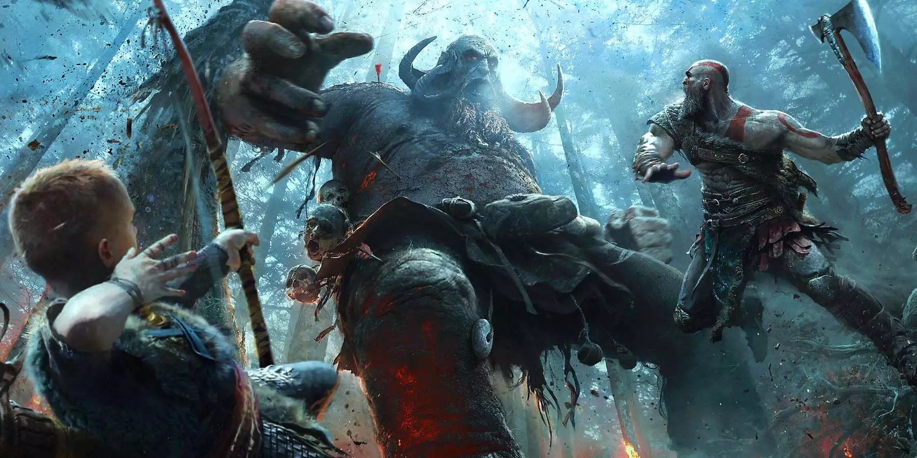 dios de la guerra 2018 kratos atreus