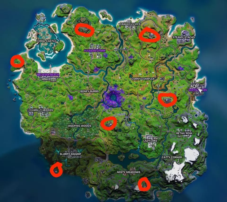 scanner corpo mappe fortnite stagione 7