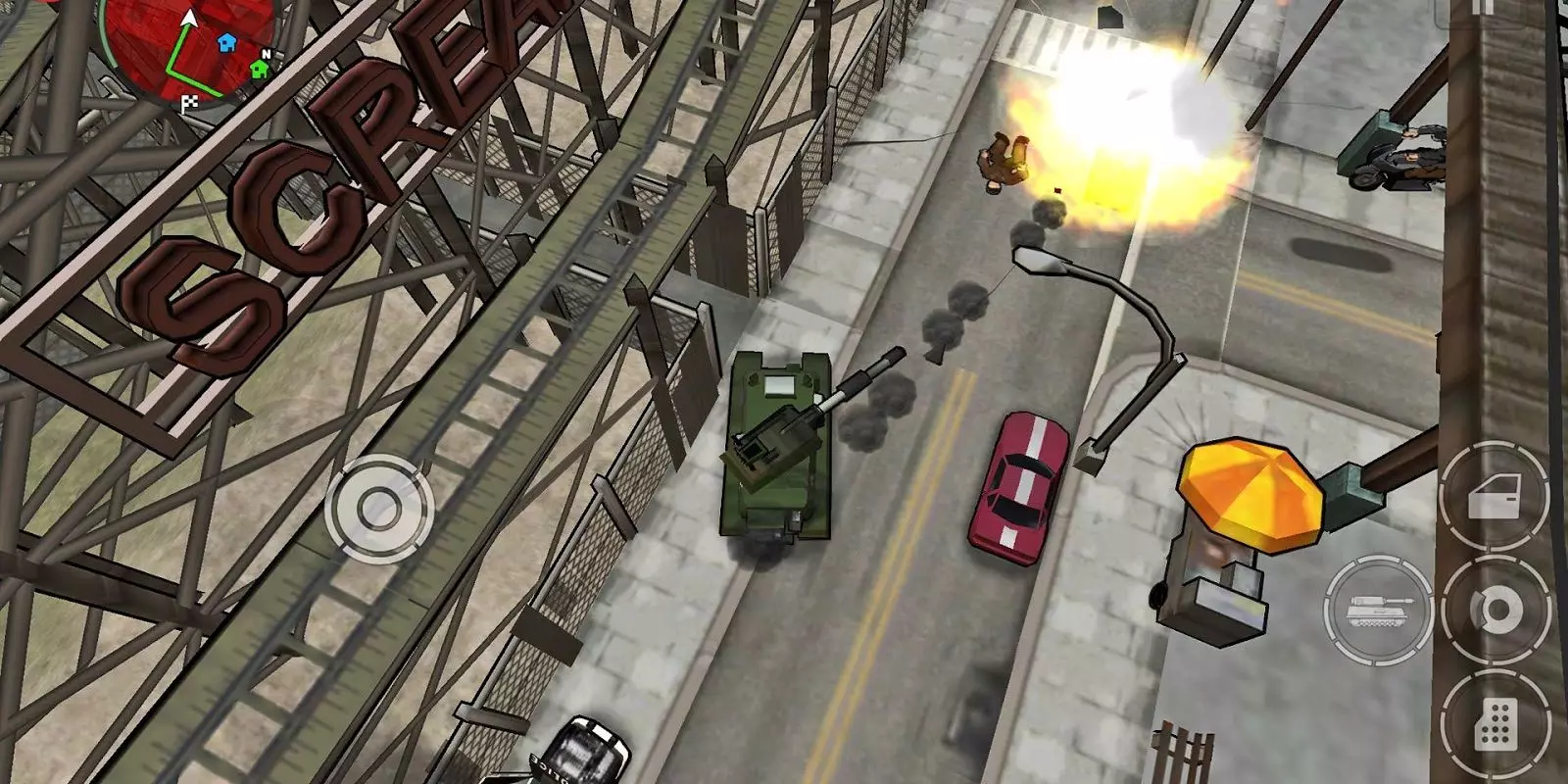 Sony PSP Grand Theft Auto Chinatown Wars Tank hüjümi