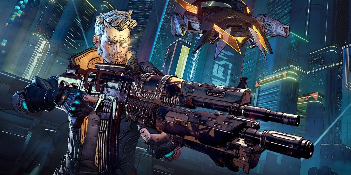 borderlands 3 zane dengan pistol besar