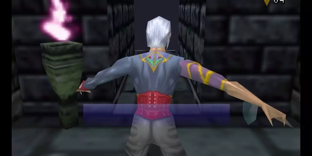 Castlevania Ilifa Lobumnyama ngasemva Shot T Pose