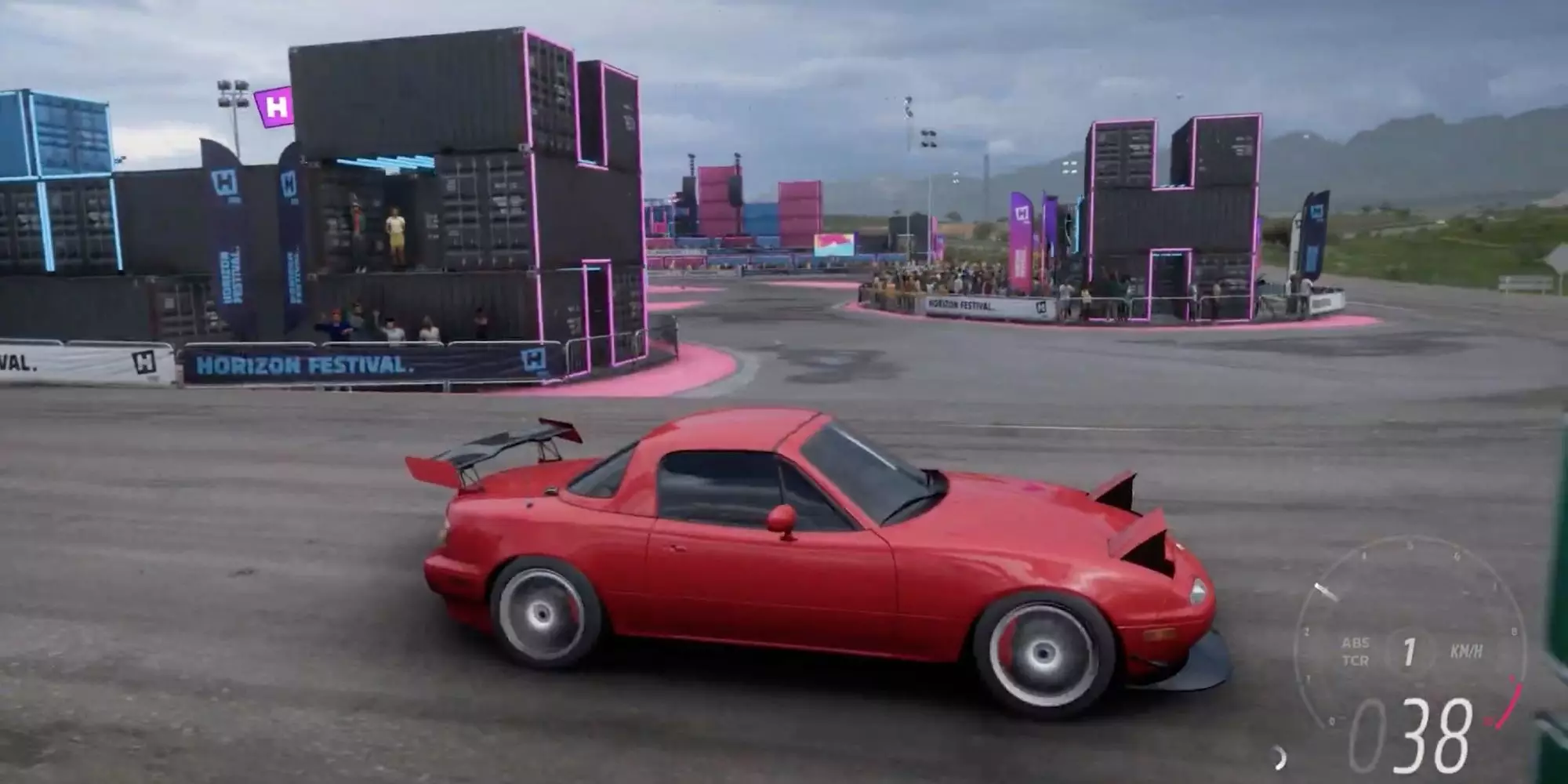 Forza Horizon 5 - Mazda MX-5 - Player သည် မြို့ကို အနီရောင်ခြယ်သည်။