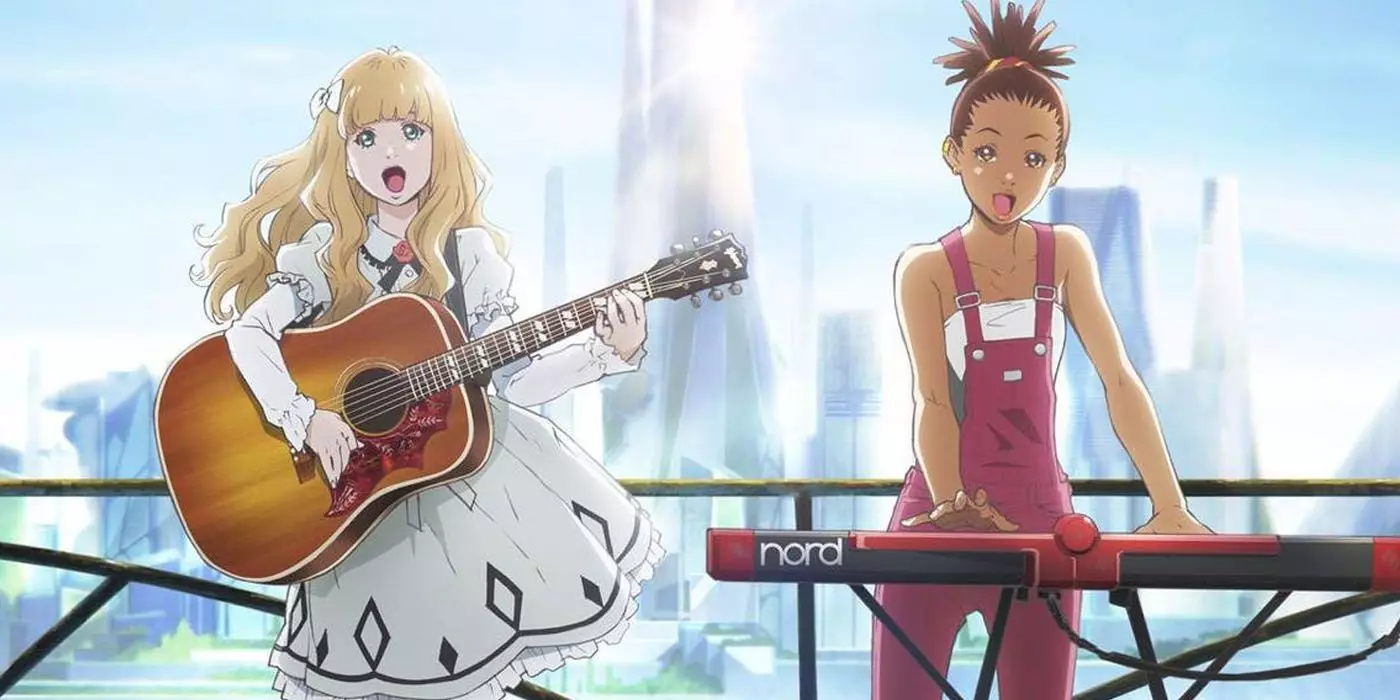 Os protagonistas musicais de Carole e Tuesday: Carole Stanley e Tuesday Simmons.