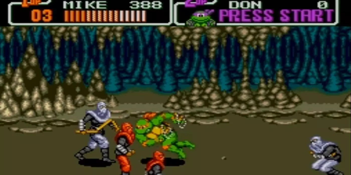 TMNT Hyperstone Heist Mike na oso atu i le fitafita vae