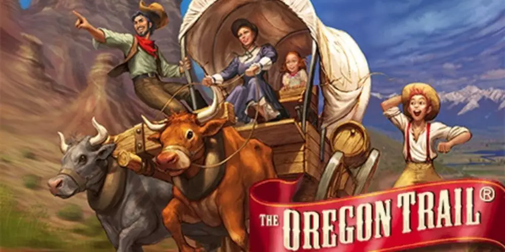 Copertă pentru Wii 3DS 2011 ediția a 40-a aniversare Oregon Trail