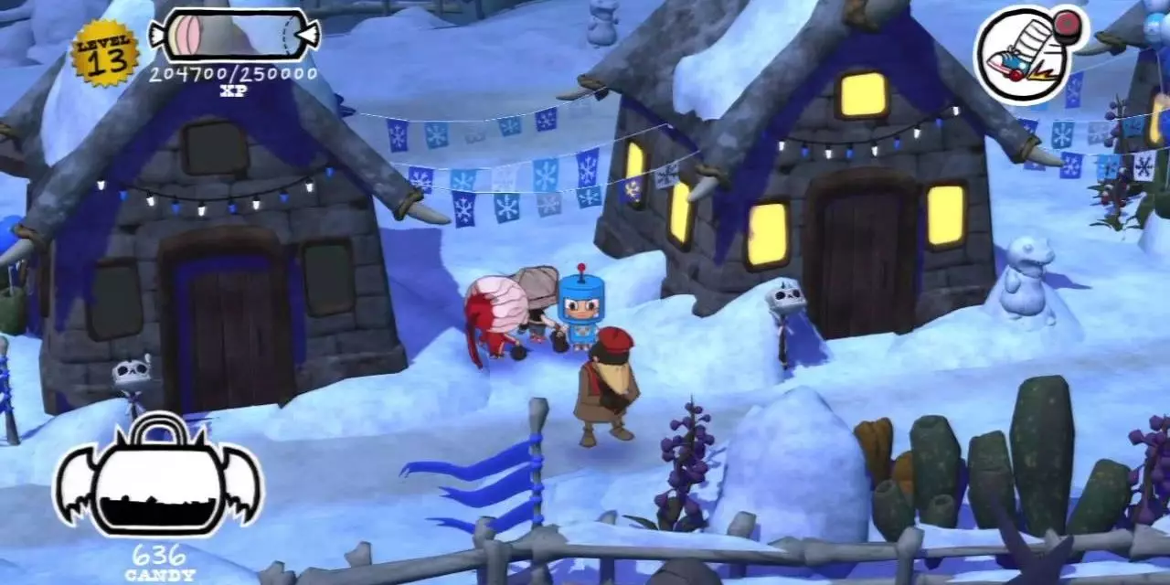 Jogabilidade do Costume Quest Grubbins On Ice