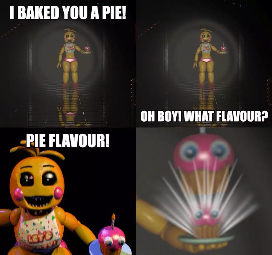 FNAF Chica Cupcake Meme