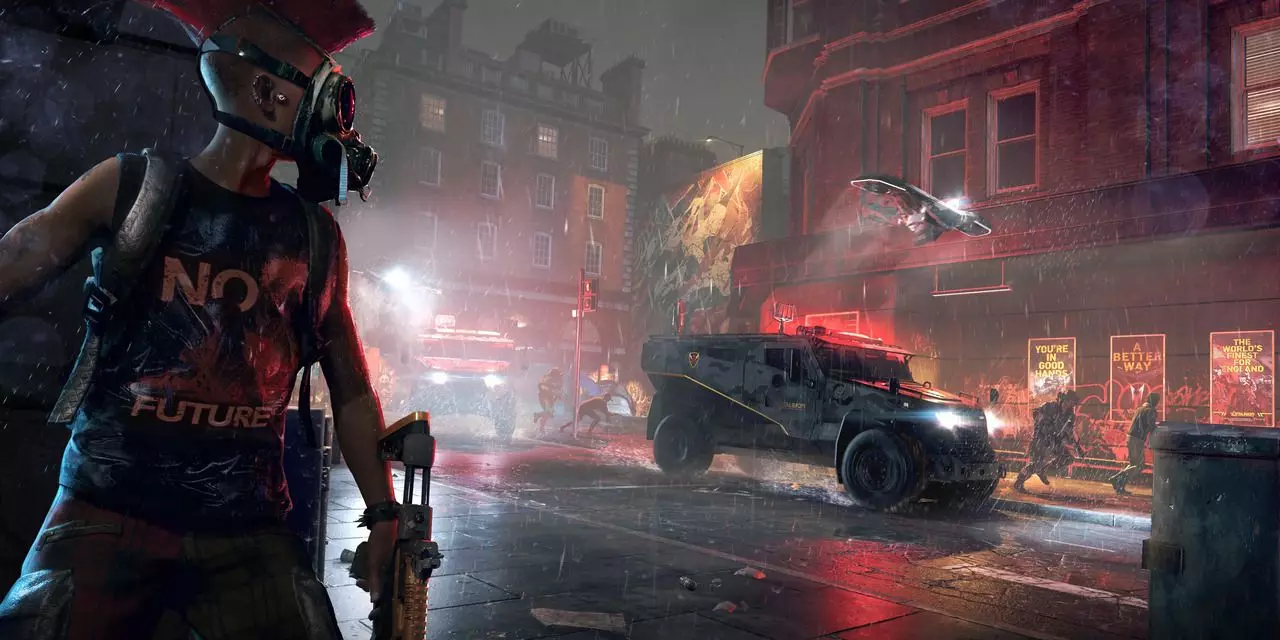 Londona no Watch Dogs: Leģiona ielas skats