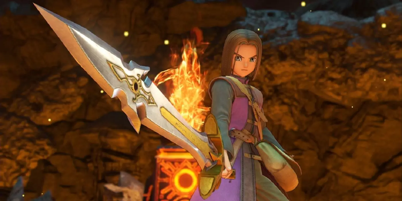 Le héros de Dragon Quest XI