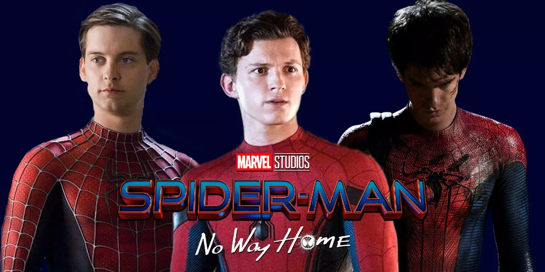 Tobey Maguire, Tom Holland, and Andrew Garfield