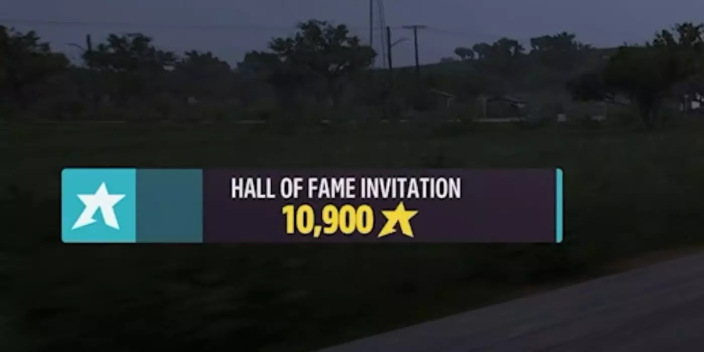 Forza Horizon 5 Accolade bārs, lai iekļūtu Slavas zālē